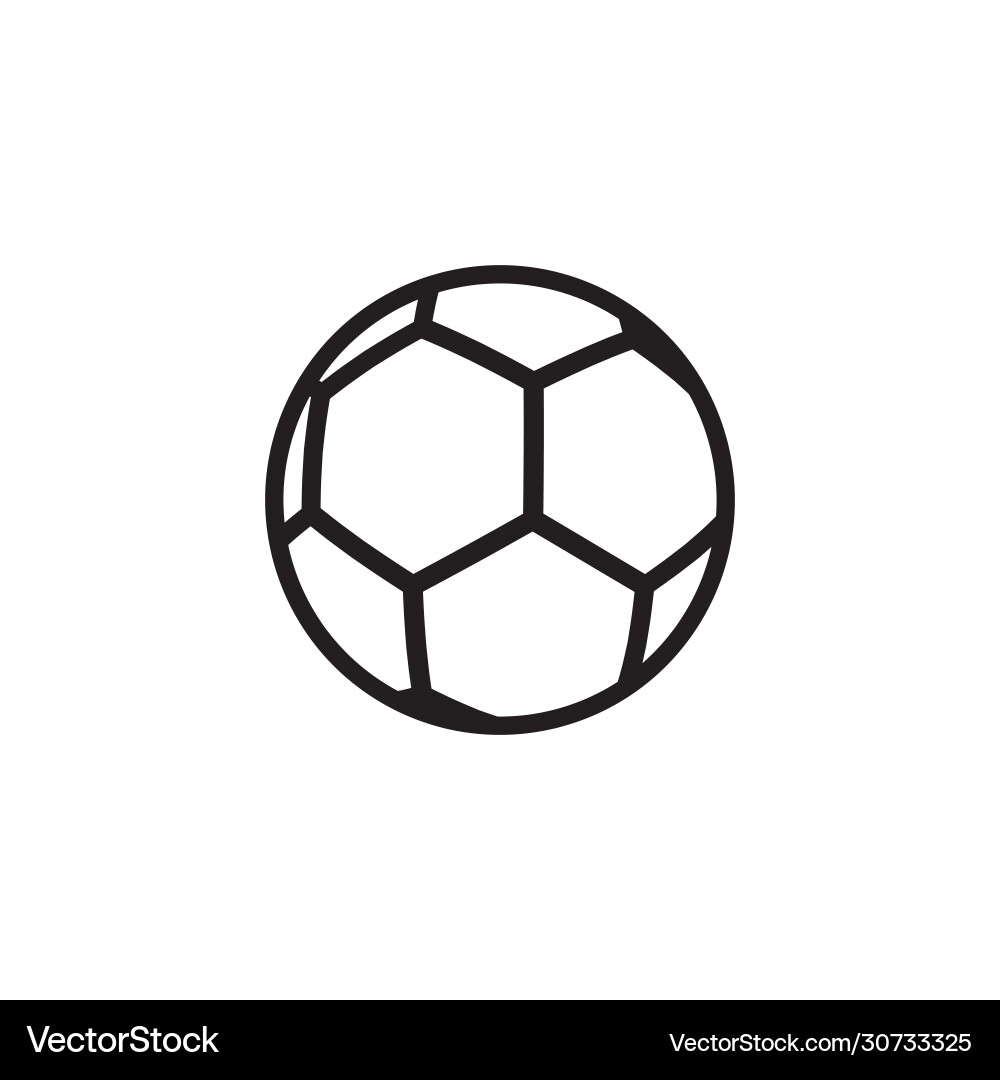 Football logo design template Royalty Free Vector Image