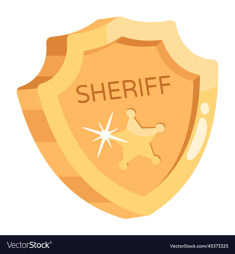 Sheriff Royalty Free Vector Image - VectorStock