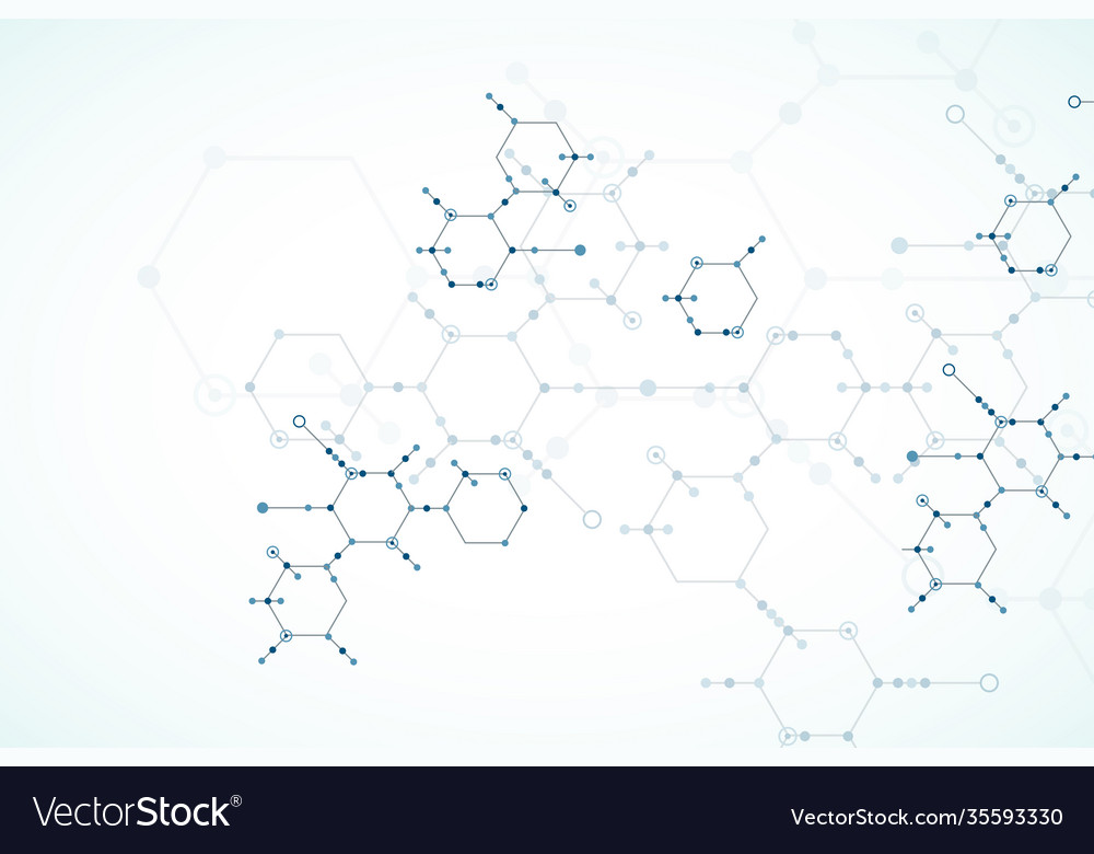 Abstract technology hexagonal background Vector Image