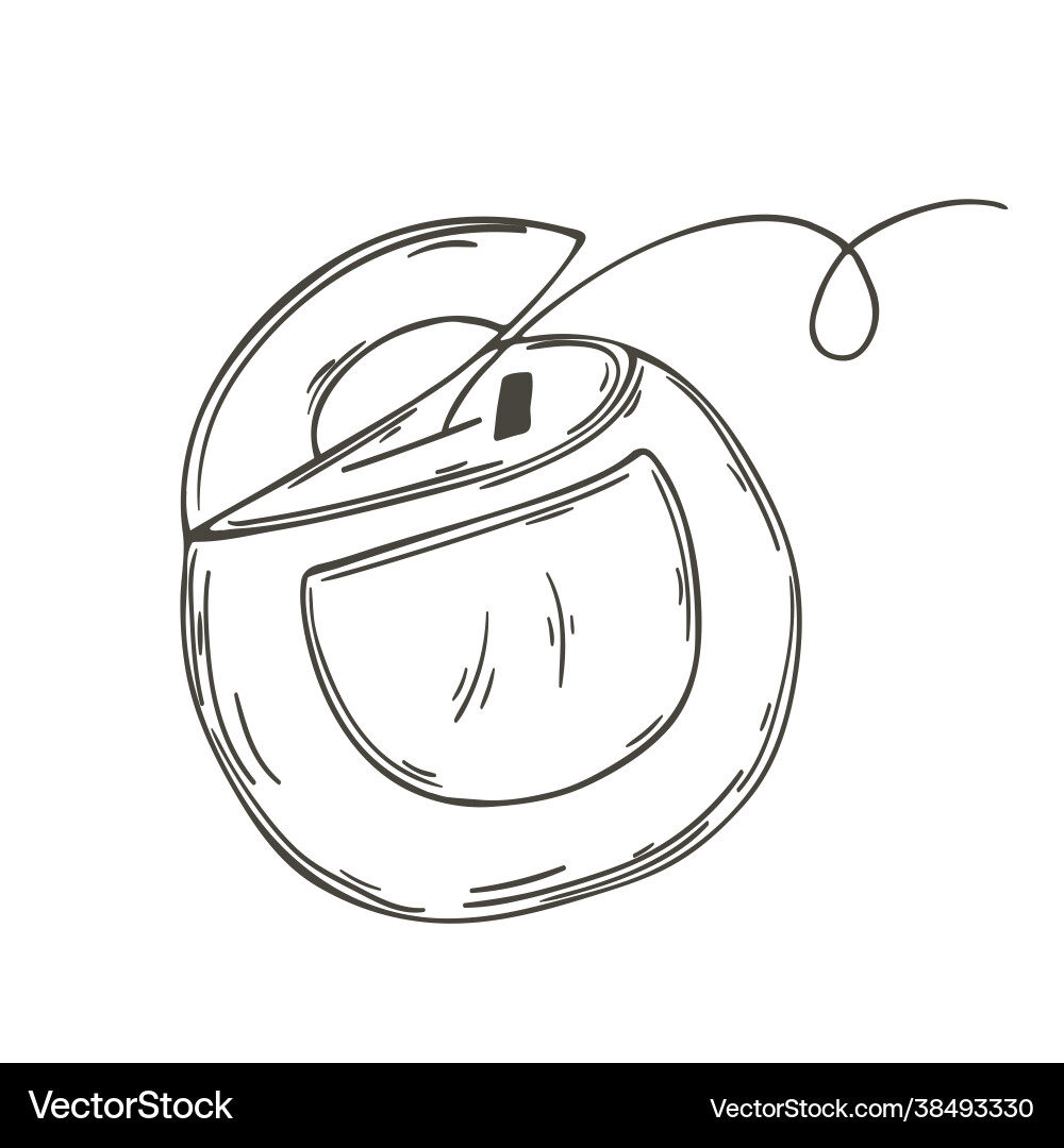 Icon in hand draw style image isolated on white Vector Image