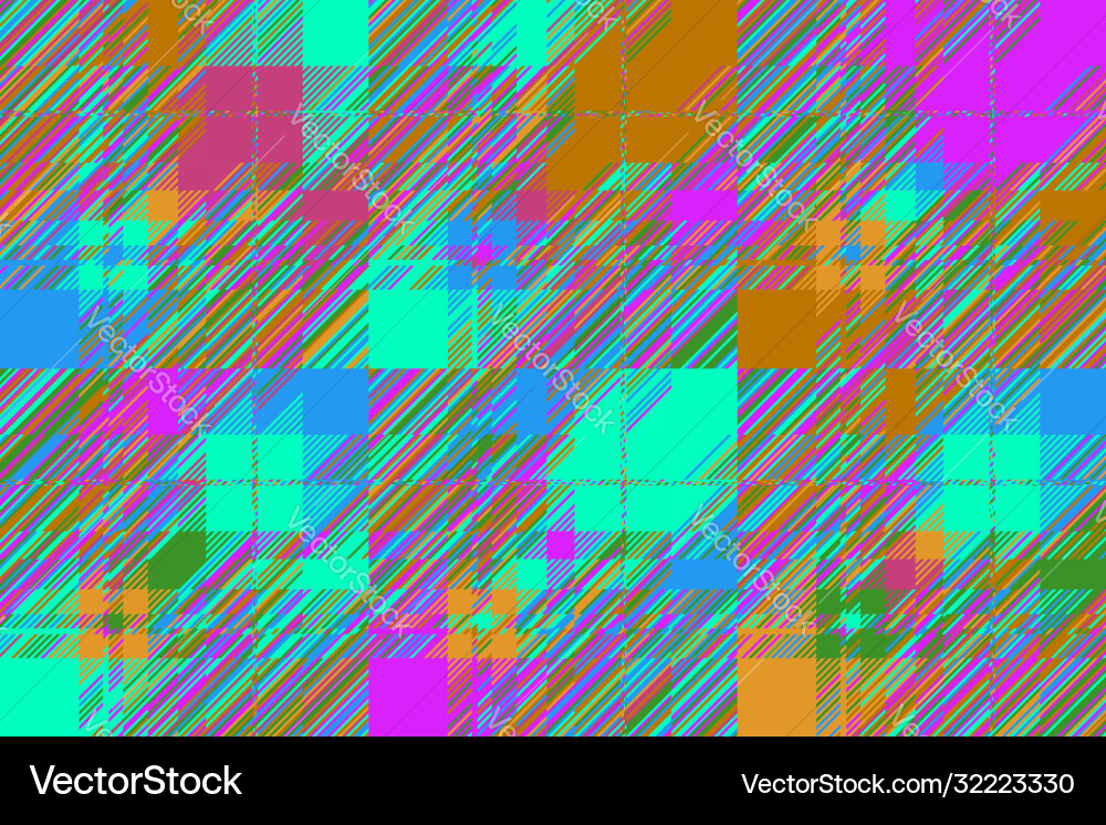 Modern glitch background color geometric abstract Vector Image