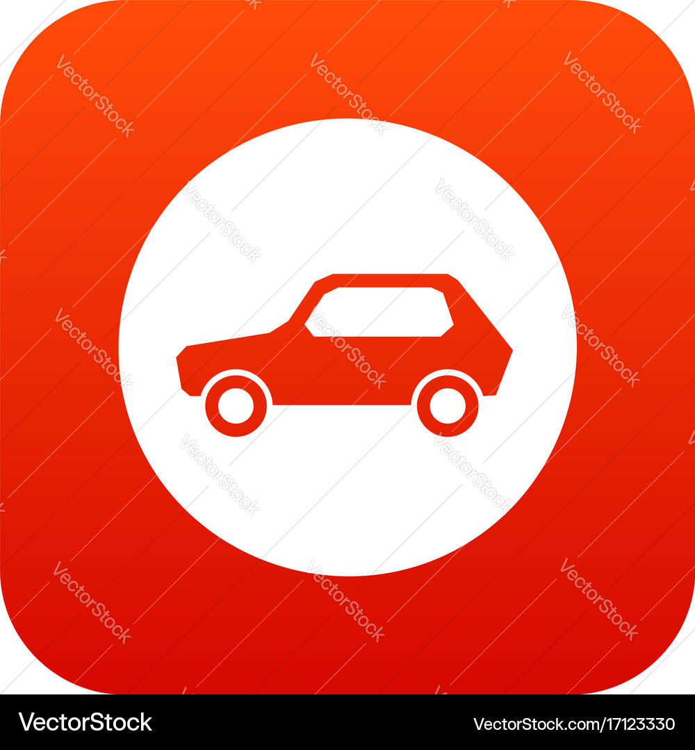 Only motor vehicles allowed road sign icon digital