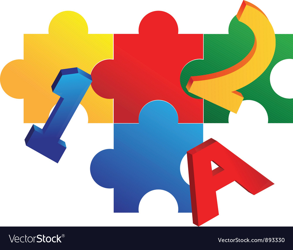 Puzzle Royalty Free Vector Image - VectorStock