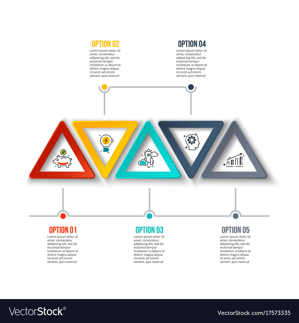 Business data visualization Royalty Free Vector Image