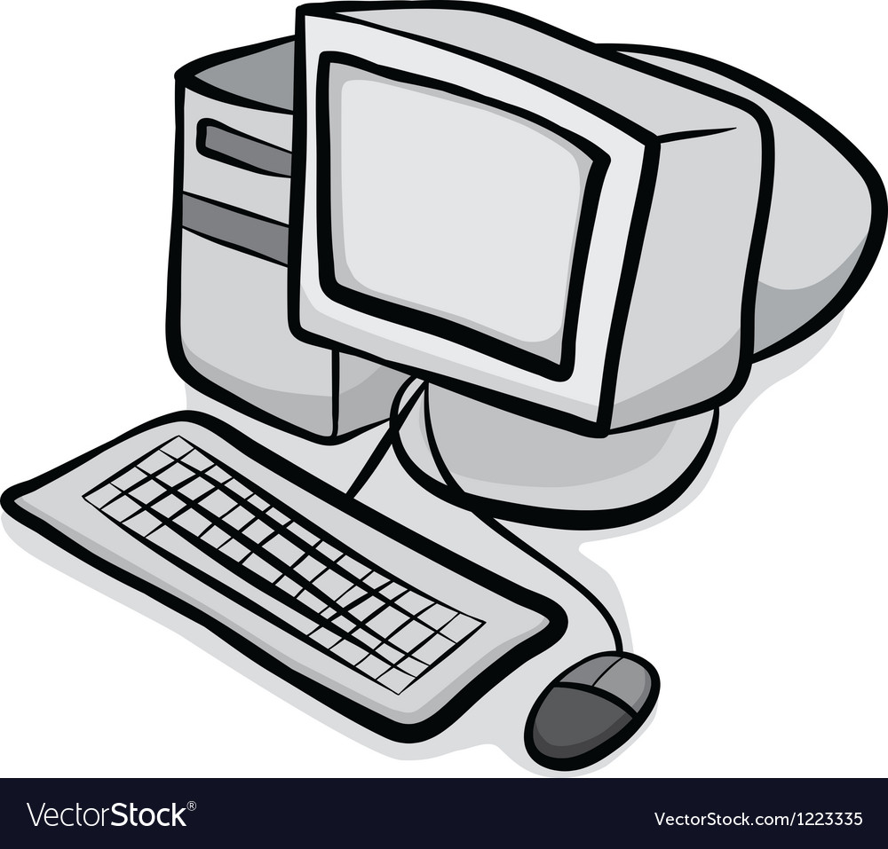 Computer Royalty Free Vector Image - VectorStock