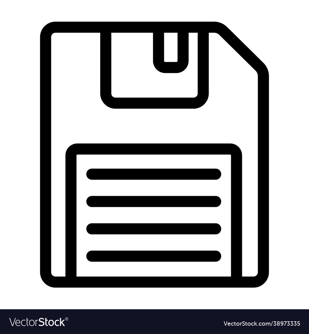 Floppy disc Royalty Free Vector Image - VectorStock