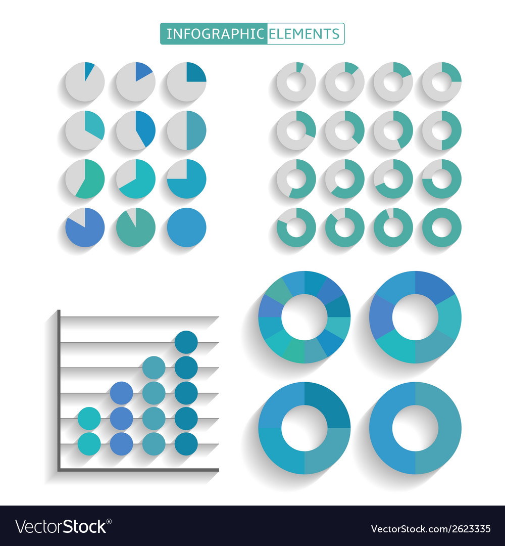 Set of infographics elements Royalty Free Vector Image