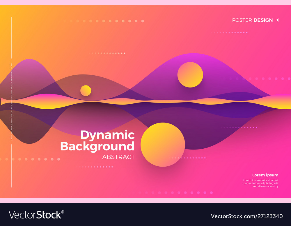 Abstract dynamic background Royalty Free Vector Image