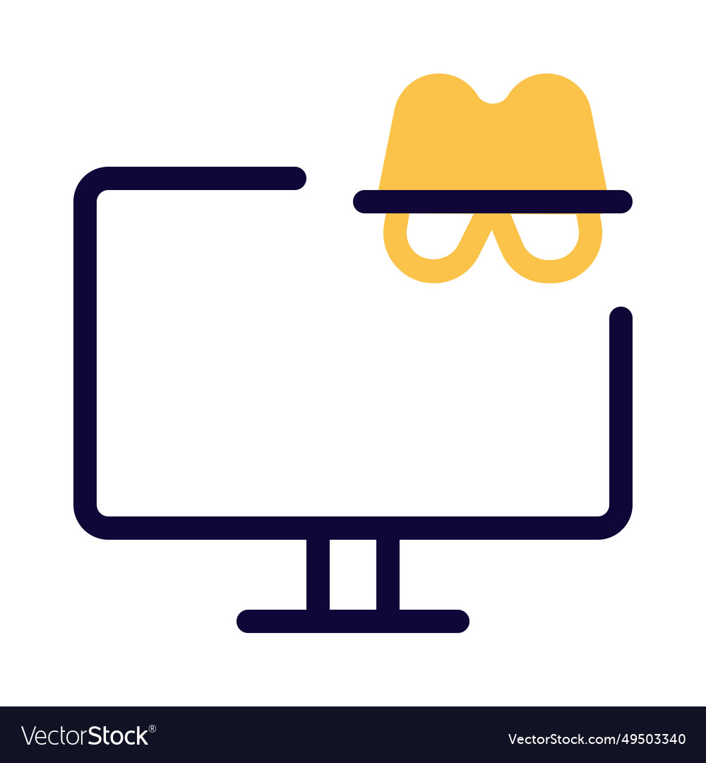 Computer security damage by unauthorized hacking Vector Image