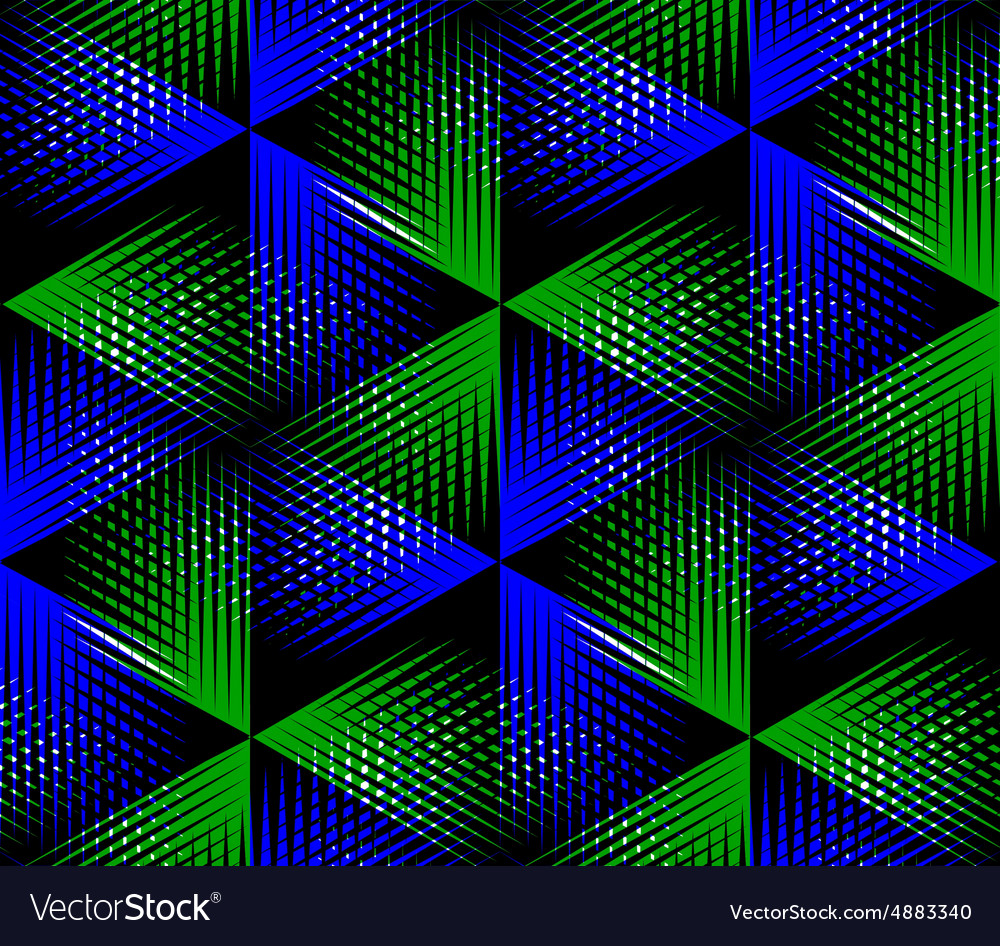 Continuous colorful pattern decorative abstract Vector Image