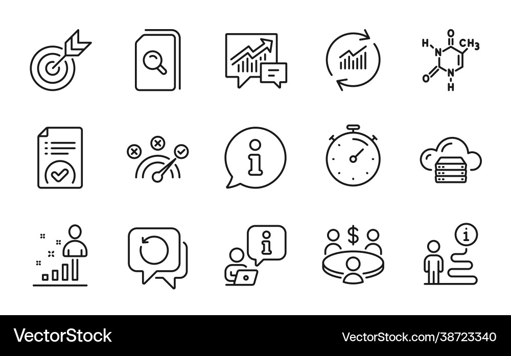 Education icons set included icon as timer Vector Image