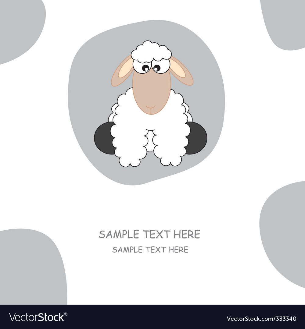 Sheep Royalty Free Vector Image - VectorStock