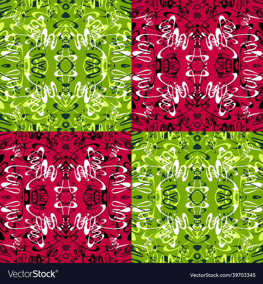 Bright abstract geometric seamless pattern Vector Image