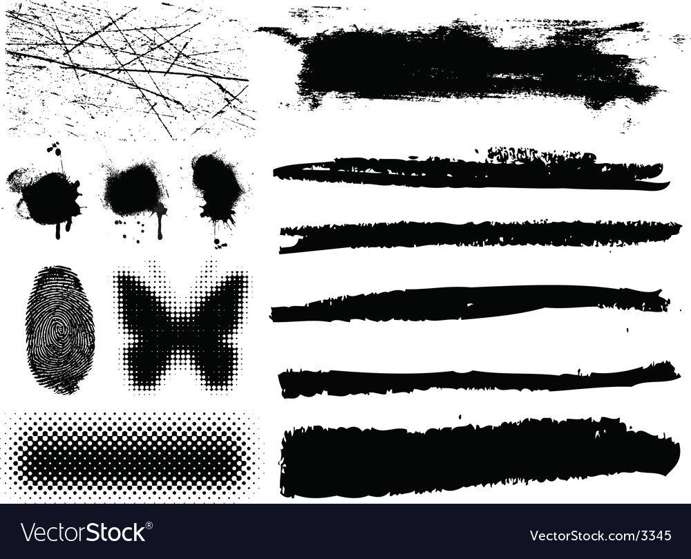 Grunge design elements Royalty Free Vector Image