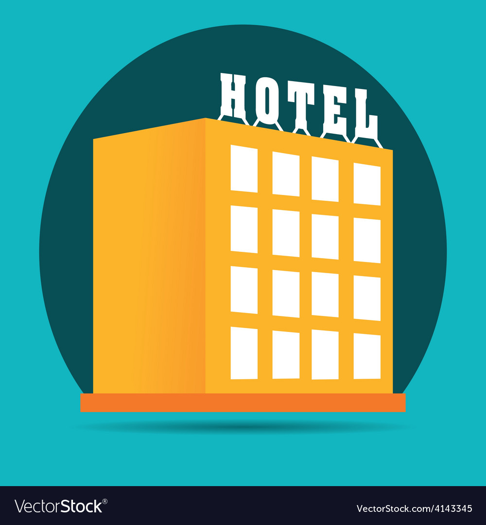 Hotel design Royalty Free Vector Image - VectorStock