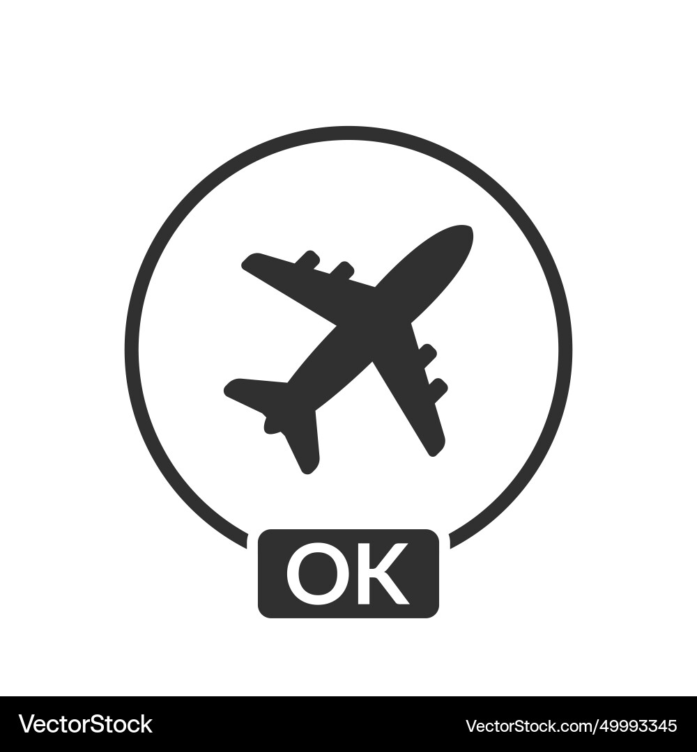 Liquids in carry-on baggage icon Royalty Free Vector Image