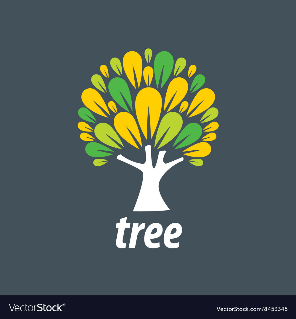 Logo tree Royalty Free Vector Image - VectorStock