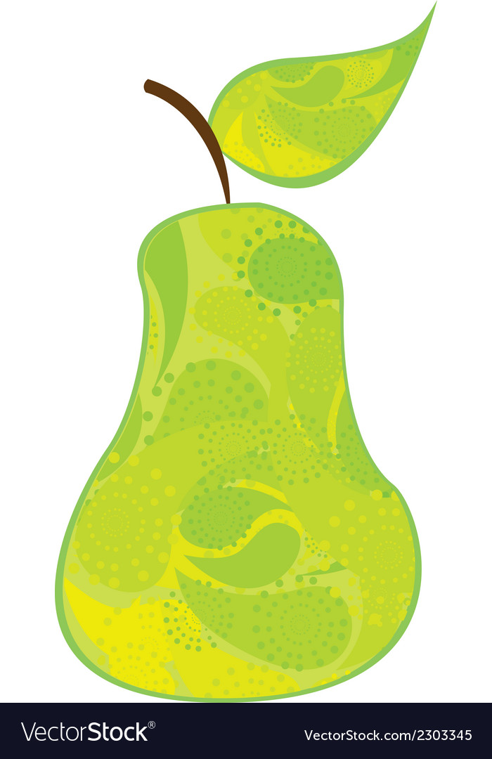 Pear Royalty Free Vector Image - VectorStock