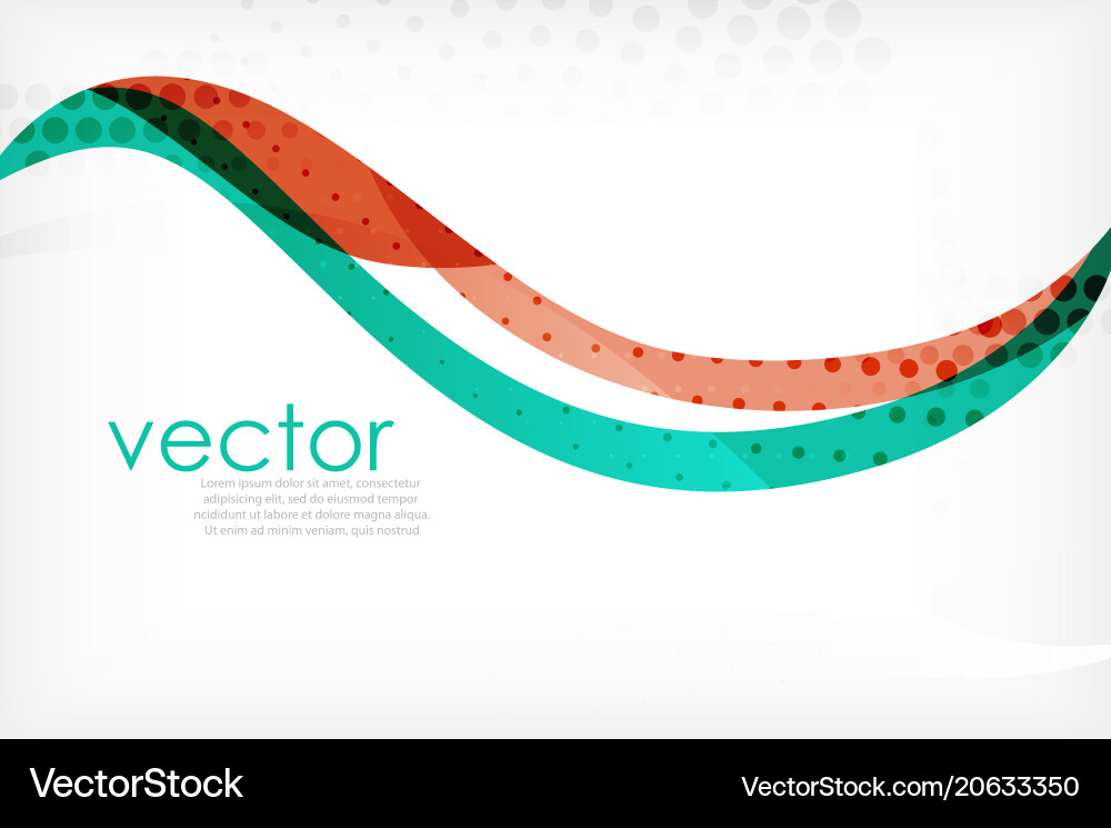 Business corporate abstract backgrounds wave Vector Image