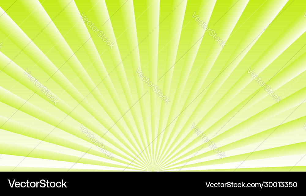 Green ray background vintage abstract texture Vector Image