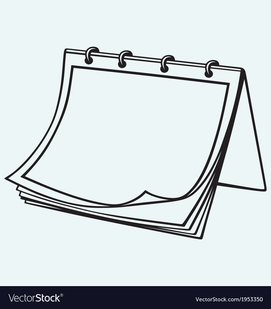 Notebook Royalty Free Vector Image - VectorStock