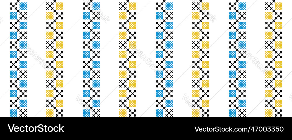 Ukrainian seamless fashion pattern Royalty Free Vector Image