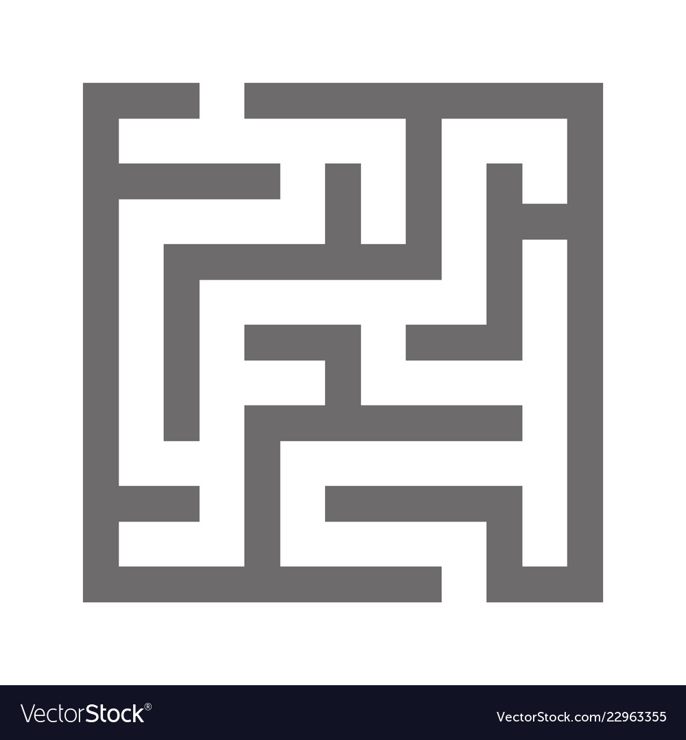 Labyrinth Royalty Free Vector Image - VectorStock