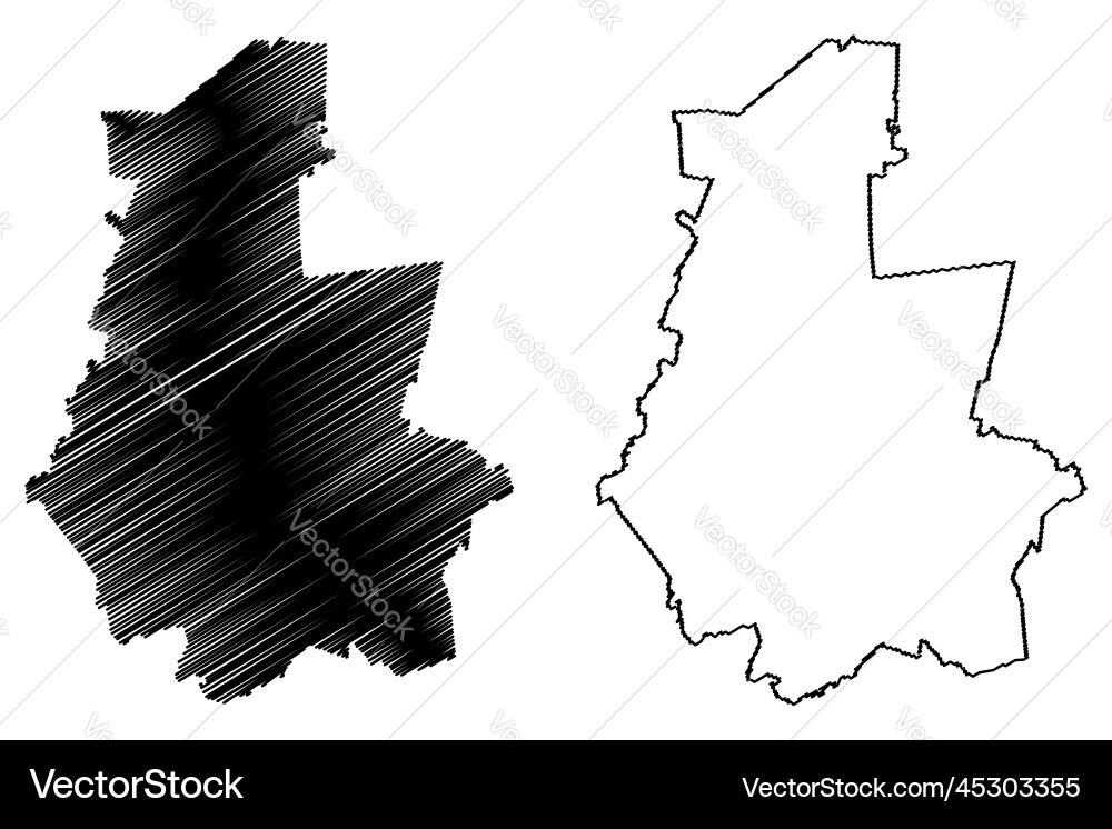Ocampo municipality free and sovereign state Vector Image