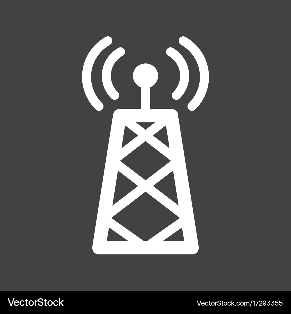 Signals tower i Royalty Free Vector Image - VectorStock