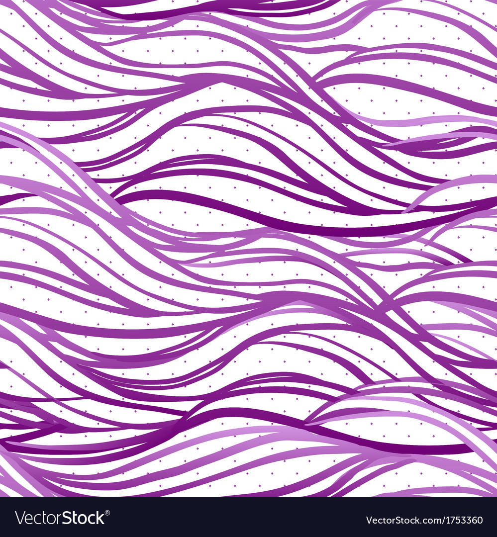 Seamless abstract pattern waves background Vector Image