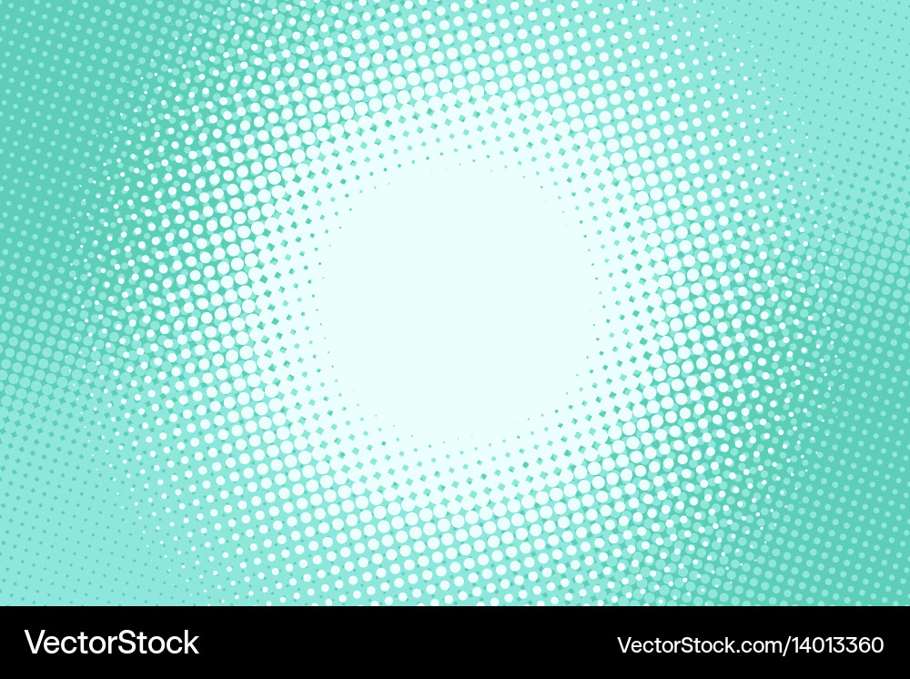 Turquoise green background lighting in the centre Vector Image