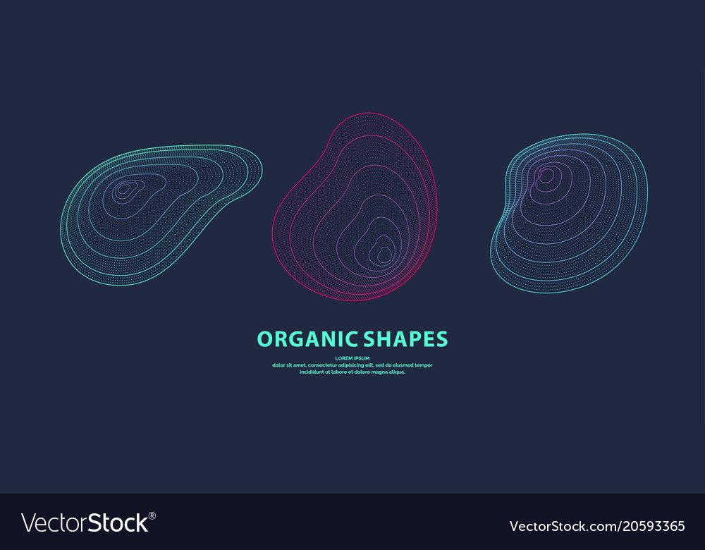 Abstract Background With Dynamic Linear Waves Vector Image