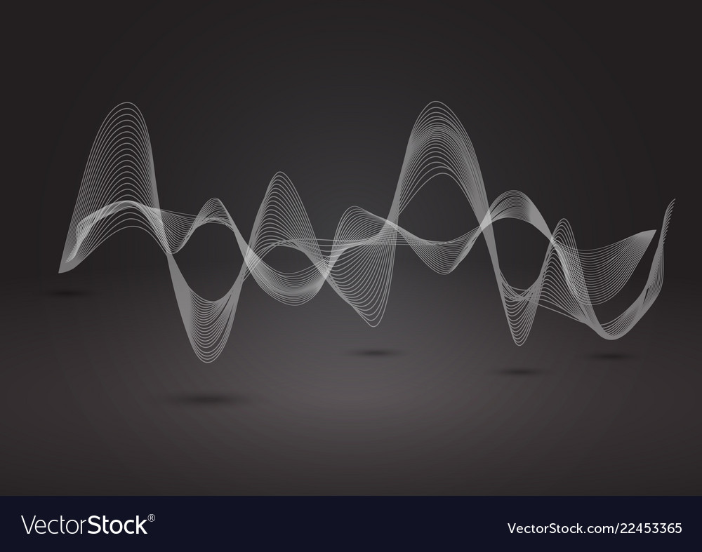 Abstract dynamic line Royalty Free Vector Image
