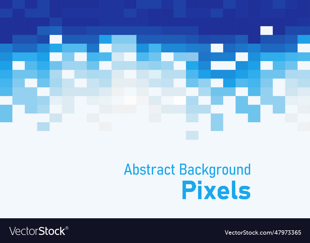Abstract pixels disintegrate pattern geometric Vector Image