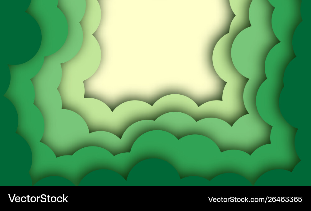 Background with paper cut shapes Royalty Free Vector Image