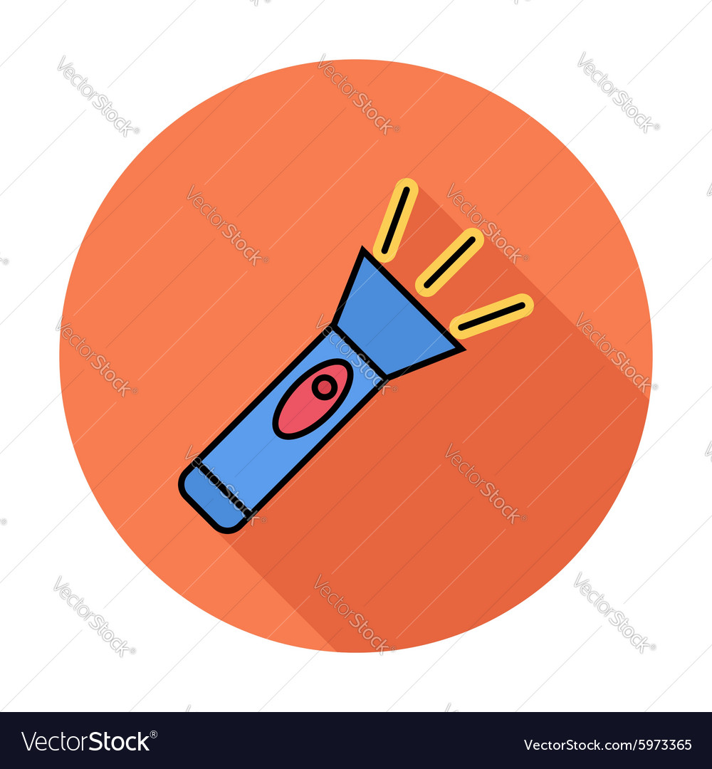 Flashlight Royalty Free Vector Image - VectorStock