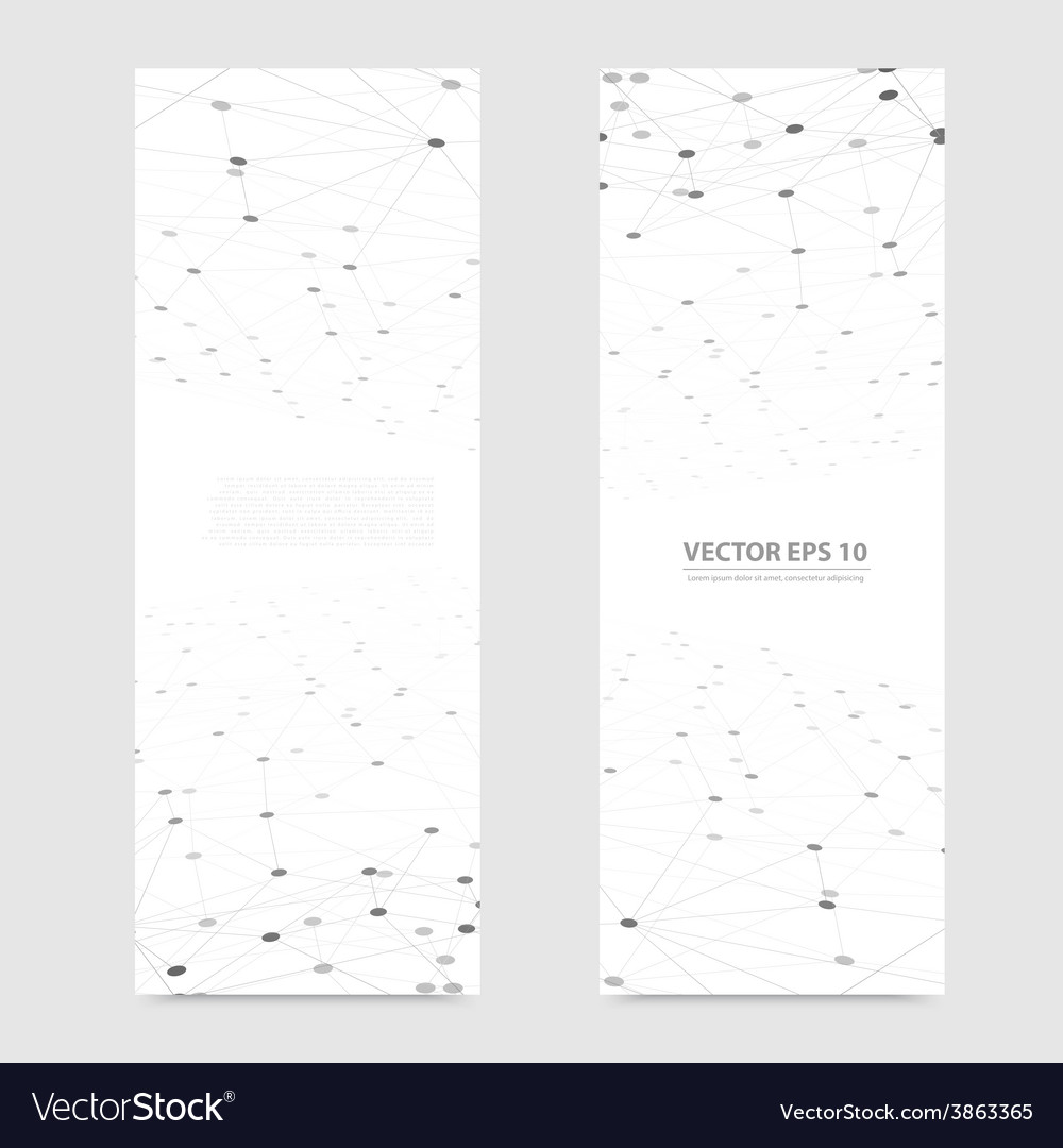 Network background abstract polygon Royalty Free Vector