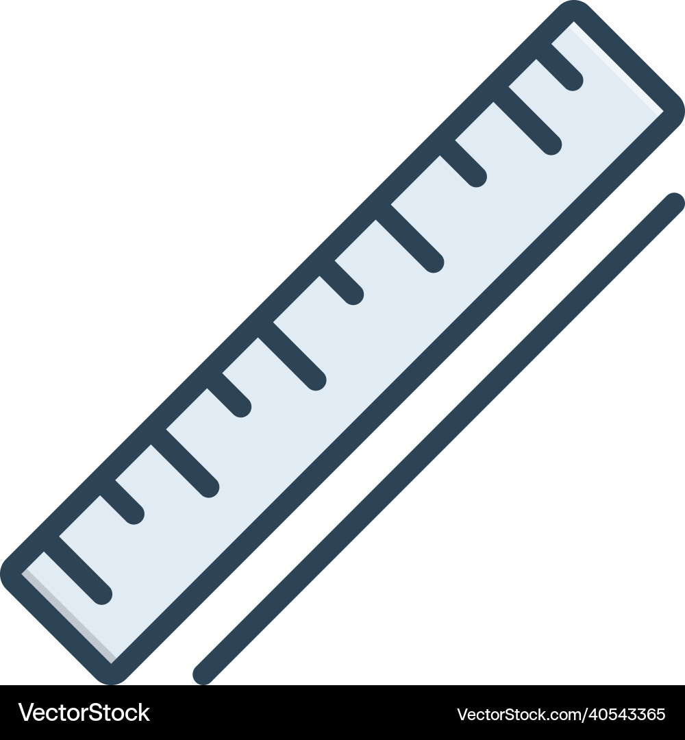 Rruler Royalty Free Vector Image - VectorStock