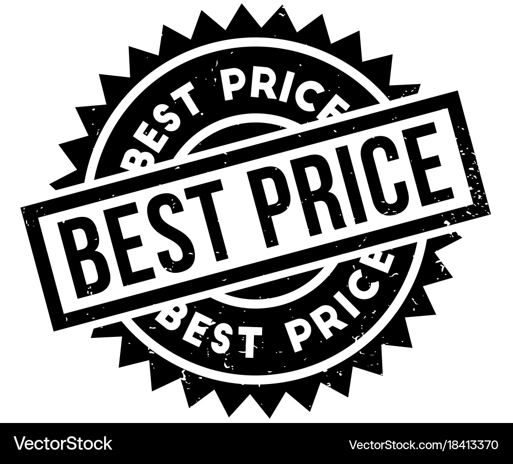 Best price rubber stamp Royalty Free Vector Image