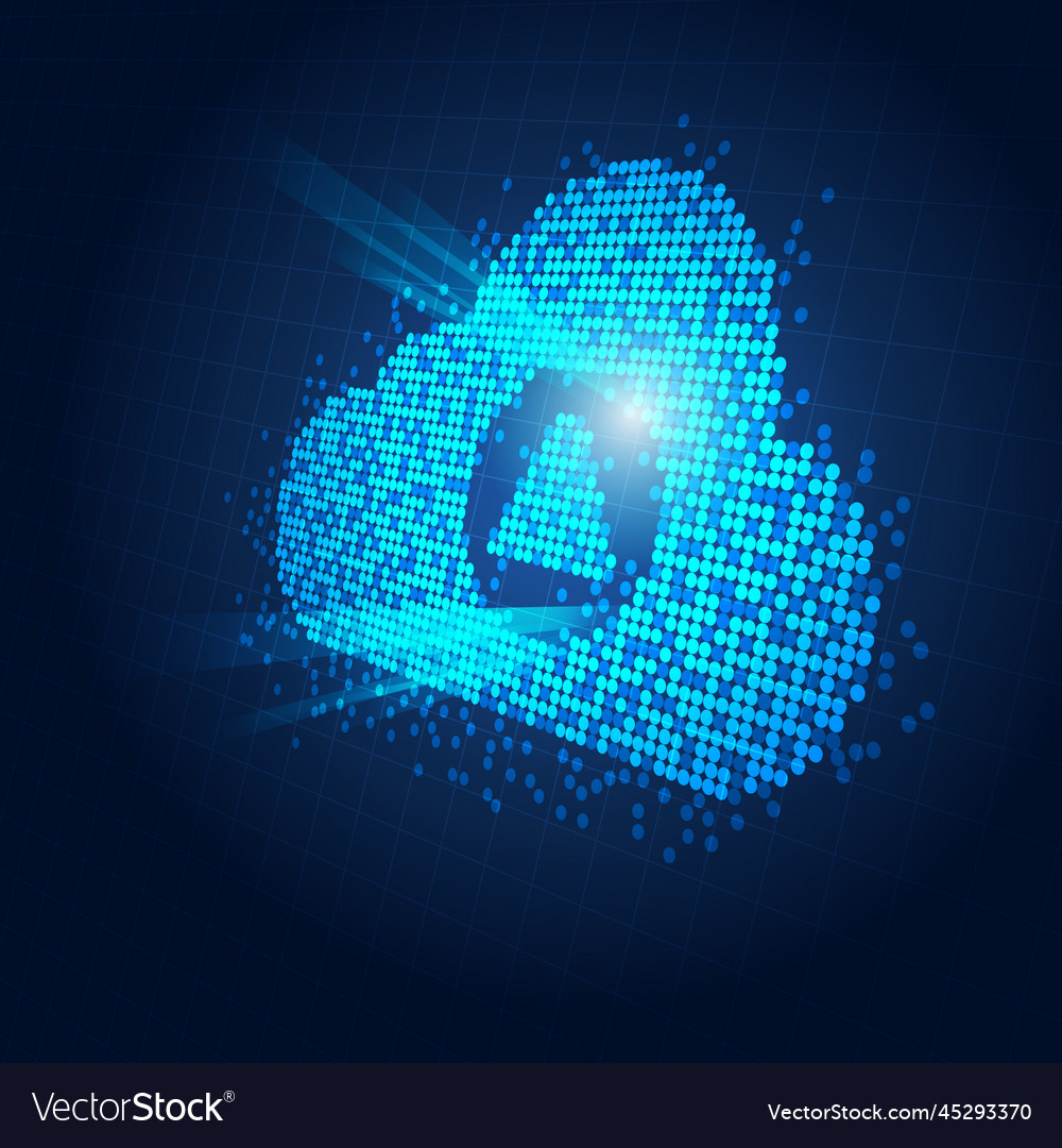 Concept of cloud computing technology abstract Vector Image