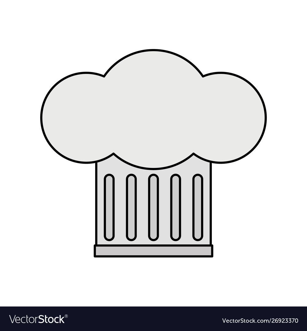 Isolated kitchen chefs hat design Royalty Free Vector Image