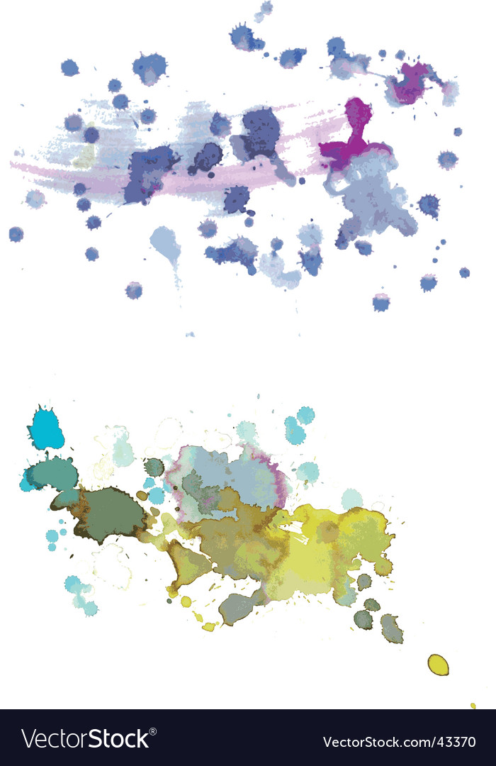 Paint splatter Royalty Free Vector Image - VectorStock