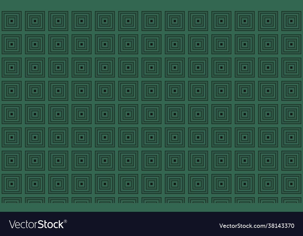 Rectangular green geometric pattern seamless Vector Image
