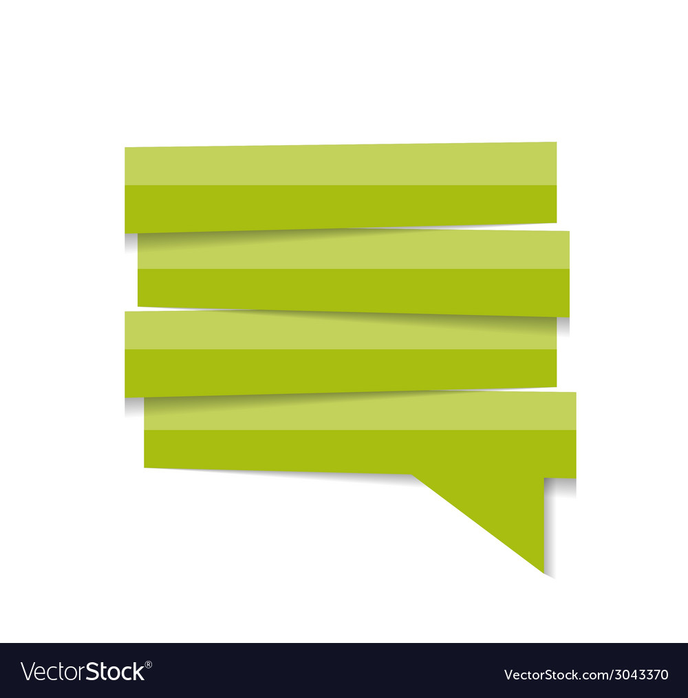 Speech bubble template Royalty Free Vector Image