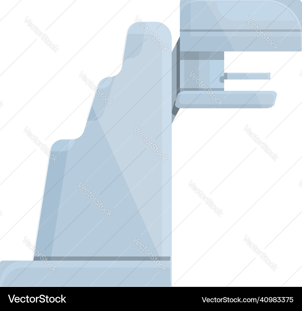 Patient mammography machine icon cartoon Vector Image