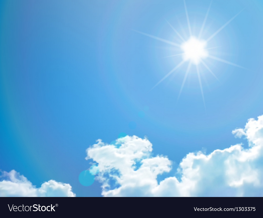 Sky background Royalty Free Vector Image - VectorStock
