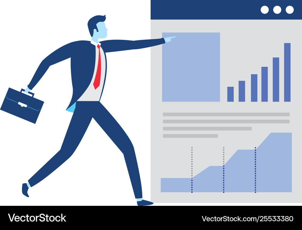 People business success Royalty Free Vector Image