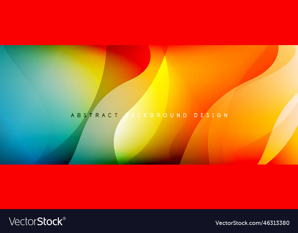 Trendy simple fluid color gradient abstract Vector Image