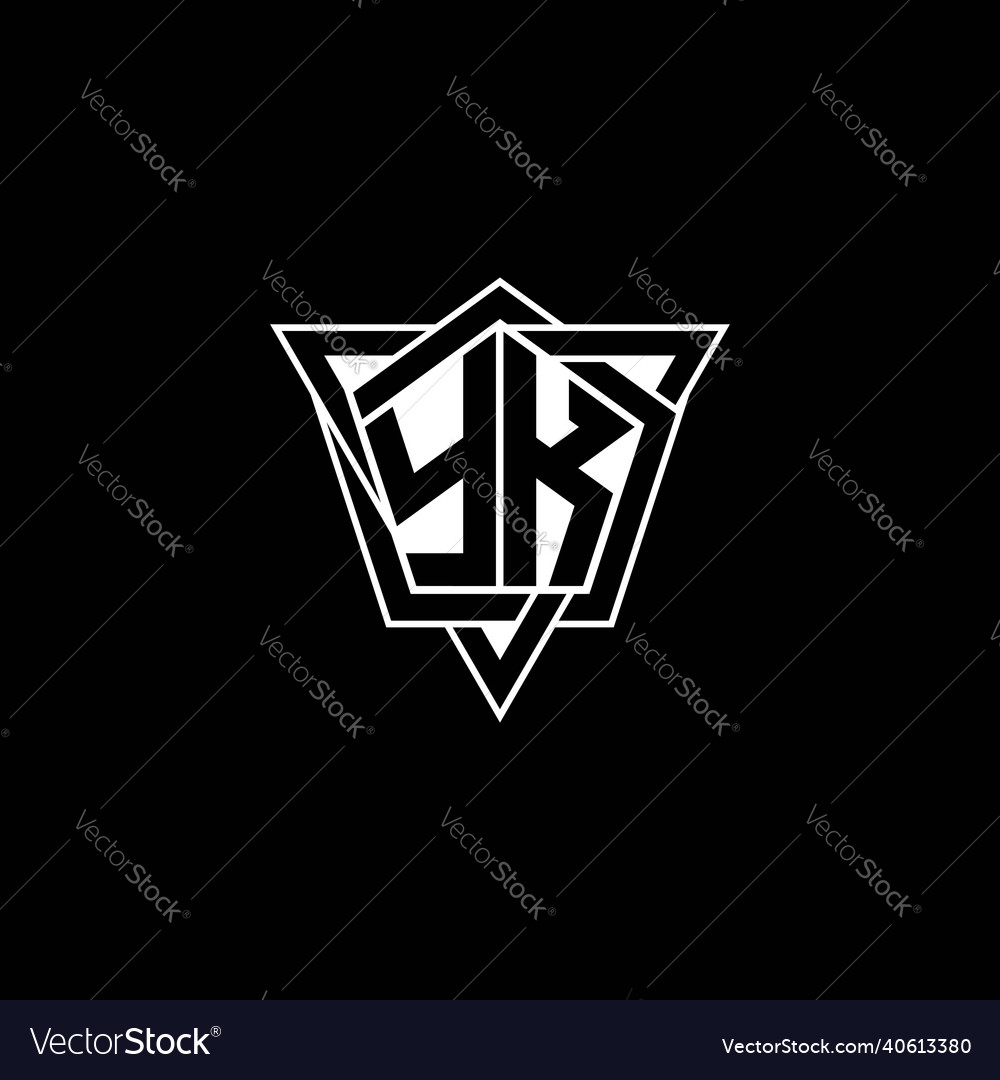 Yk logo monogram geometric modern design Vector Image Yk logo monogram geometric modern design Vector Image