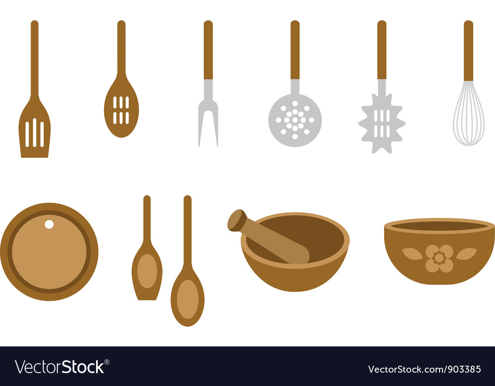 Kitchen tools Royalty Free Vector Image - VectorStock